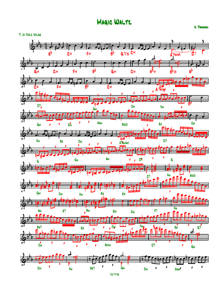 Magic Waltz Sheet Music | PDF