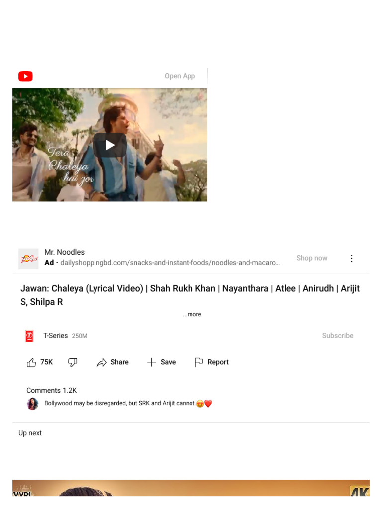 Jawan: Chaleya Lyrics and Video | PDF | Cinema Of India