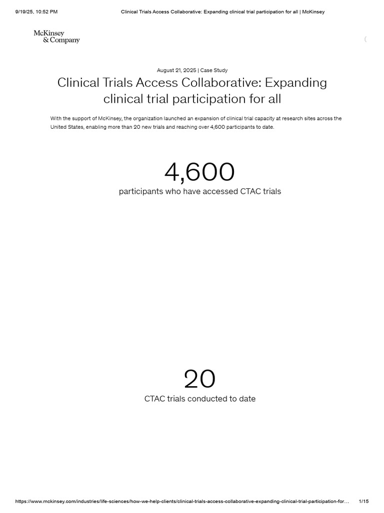 Clinical Trials Access Collaborative - Expanding Clinical Trial ...
