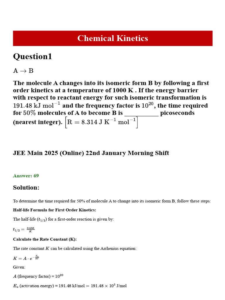 Selfstudys Com File | PDF | Activation Energy | Chemical Kinetics
