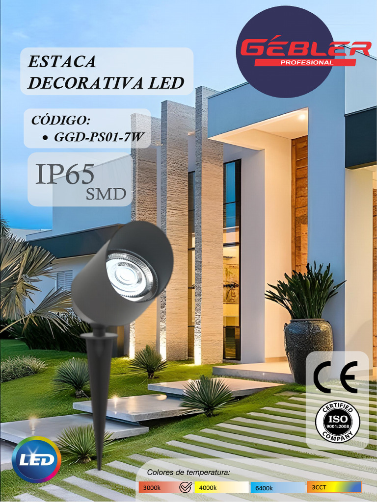 Ggd-ps01-7w Estaca de Jardin | PDF