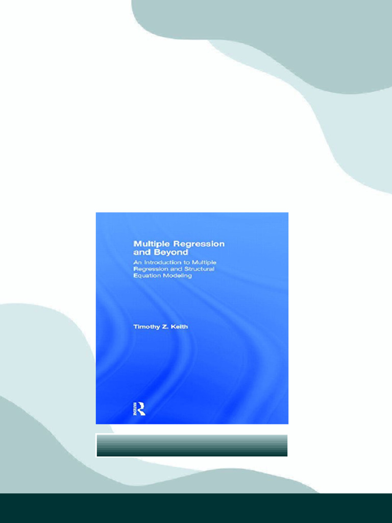 (Ebook) Multiple Regression and Beyond: An Introduction to Multiple ...