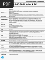 Datasheet HP EliteBook Ultra 14 Inch G1i | PDF | Windows 10 | Microsoft Windows