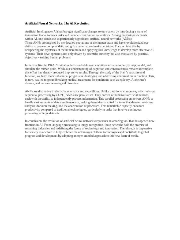 Artificial Neural Networks | PDF
