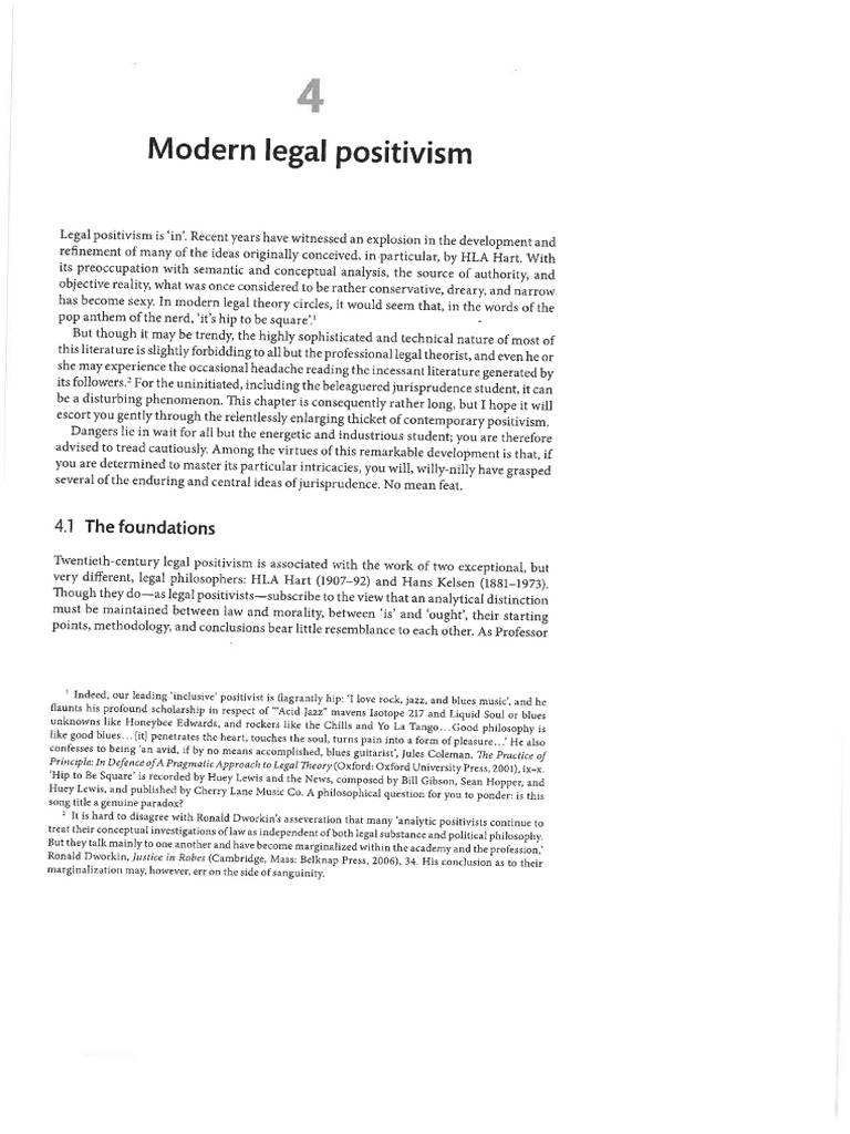 Modern Legal Positivism | PDF