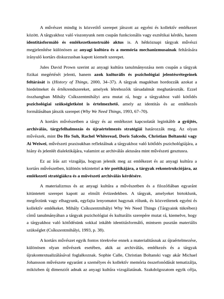 History of Things | PDF