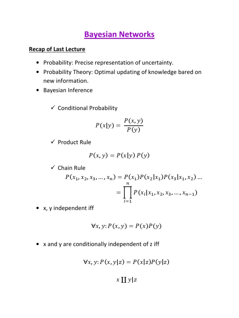 Bayesian Networks | PDF | Bayesian Network | Bayesian Inference