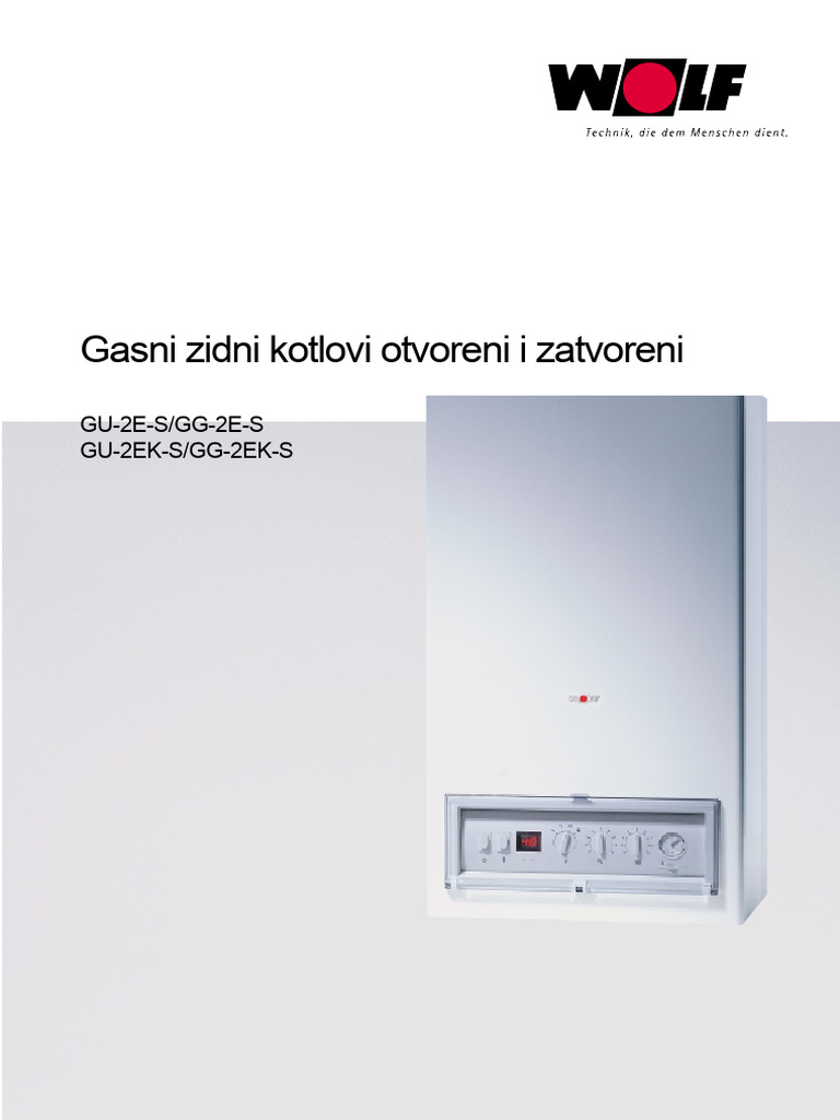 Wolf - Gasni Zidni Kotlovi GU I GG | PDF