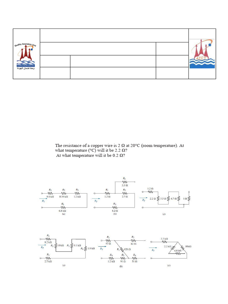 Energy Calculations in Electric Circuits | PDF