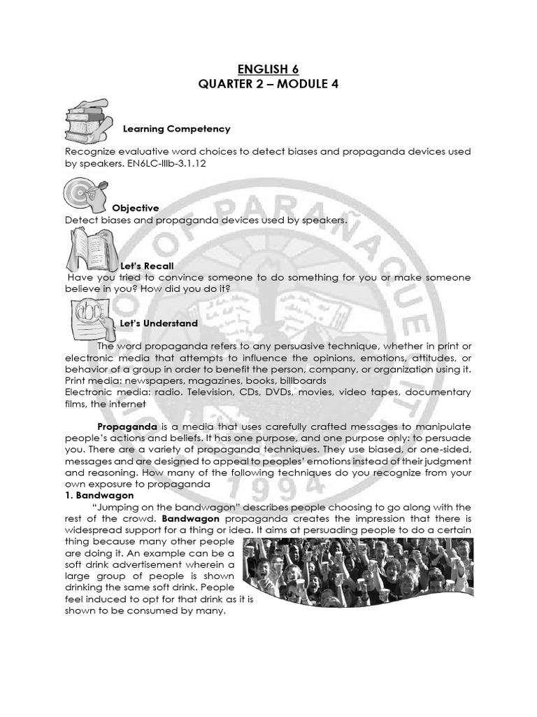 Understanding Propaganda Techniques | PDF | Propaganda | Persuasion