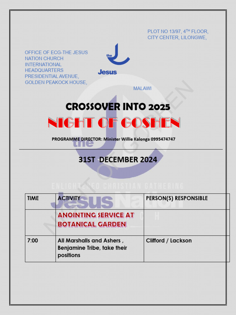 Crossover Program | PDF | Religious Belief And Doctrine