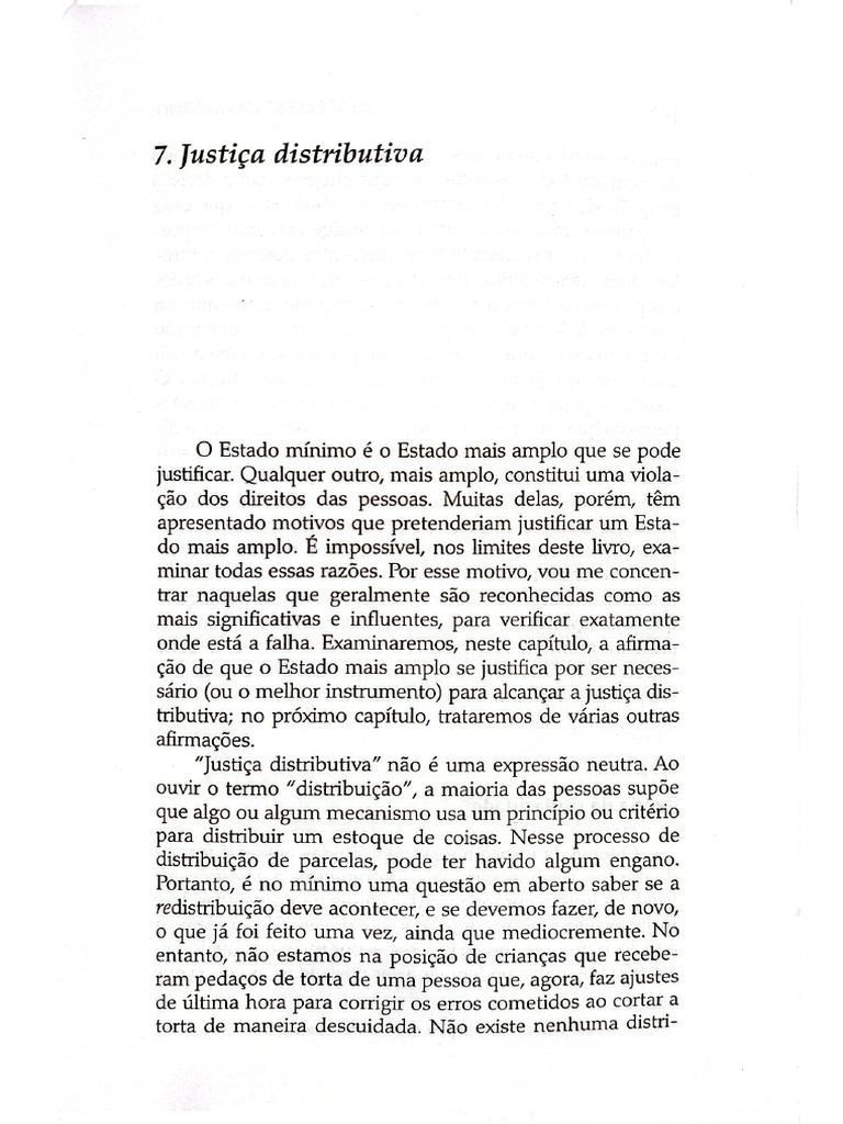 NOZICK, Robert - Anarquia, Estado e Utopia - p.191-199 | PDF