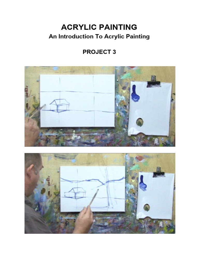 6 - ACRYLIC-PAINTING-Project-3 | PDF