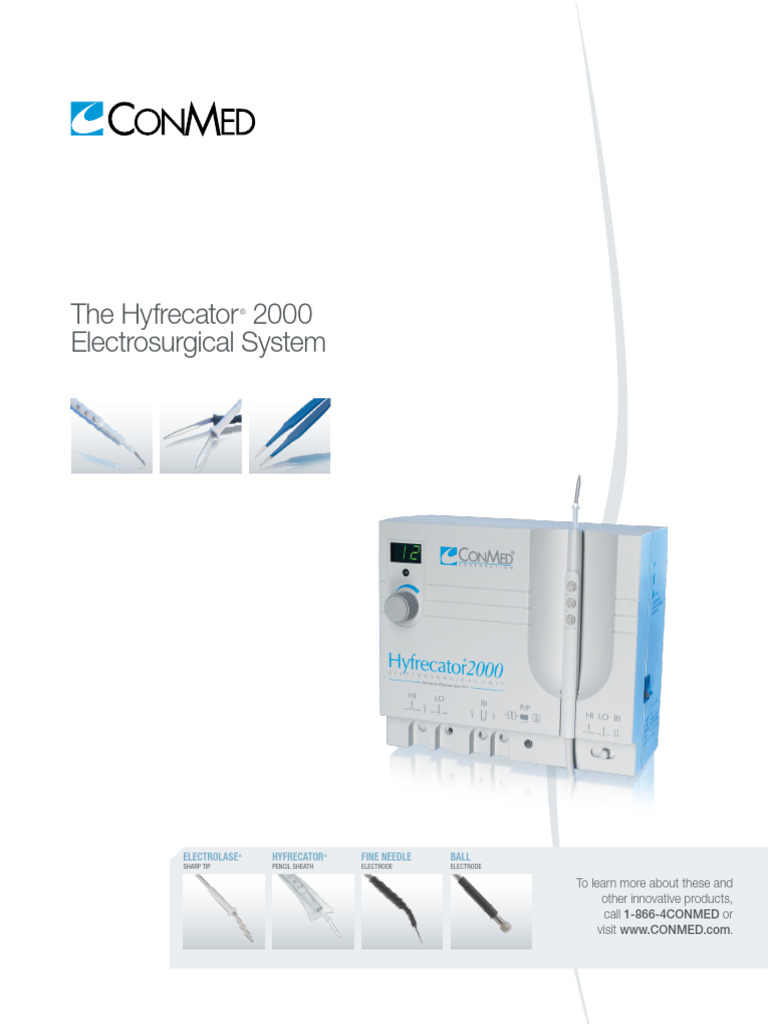 Hyfrecator 2000 Electrosurgical Guide | PDF