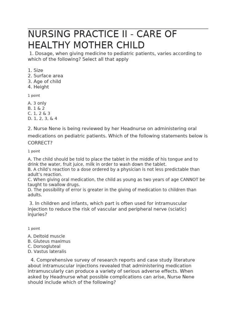 Nursing Practice II | PDF | Medical Specialties | Clinical Medicine