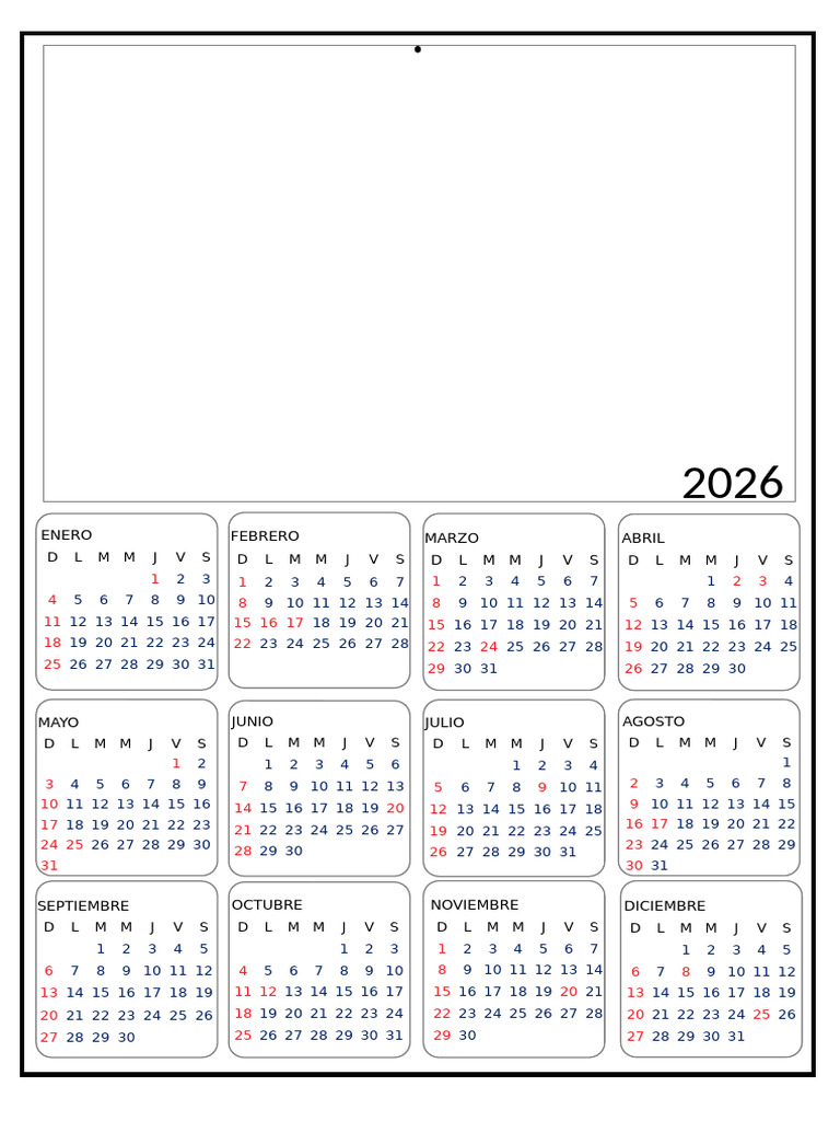 2-Almanaque 2026 - Vertical A4 | PDF