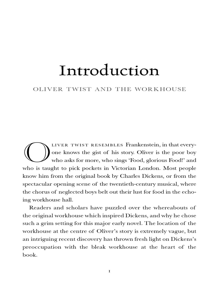 Excerpt: "Dickens and The Workhouse: Oliver Twist and The London Poor" by Ruth Richardson | PDF ...