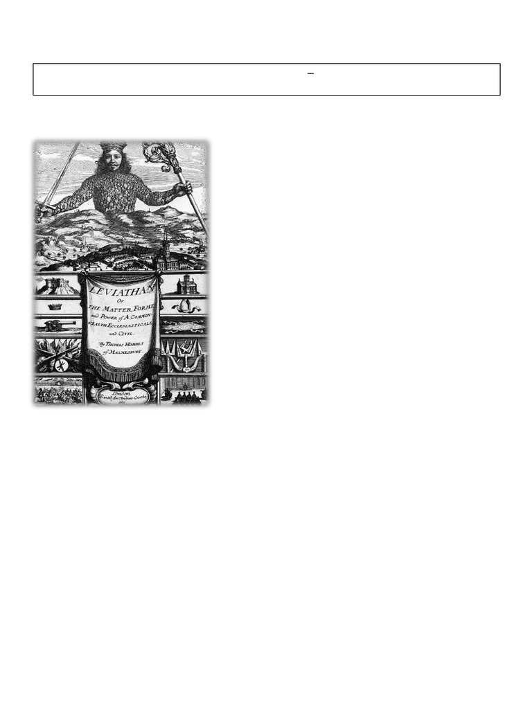 Thomas Hobbes Selección de Textos | PDF | Justicia | Crimen y violencia