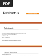 Cephalometrics Values and Classifications | PDF | Skull