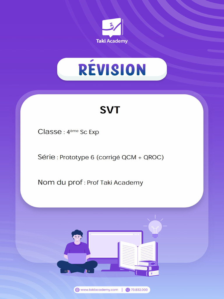 683353c58d6d3 - Prototype 6 - QCM + QROC Corrigé 1 PDF | PDF