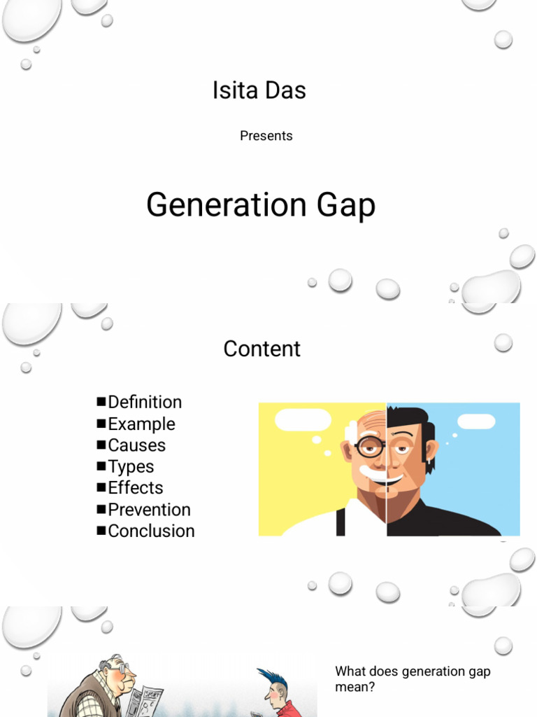 Understanding the Generation Gap | PDF
