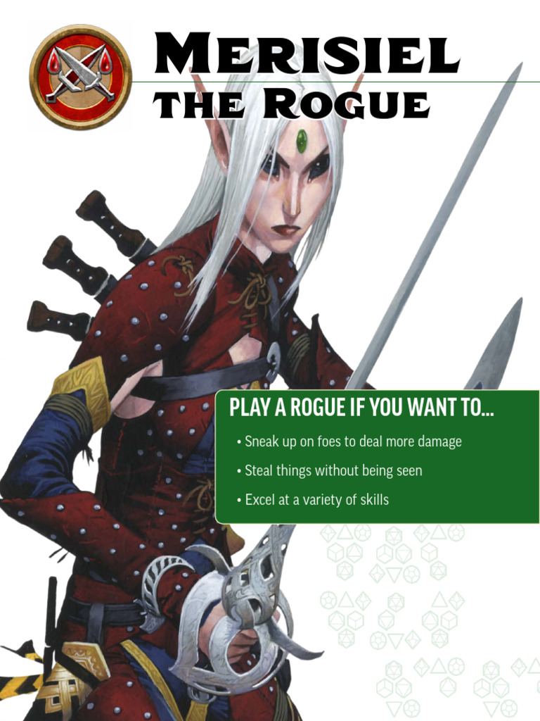 Merisiel: Pathfinder Iconic Rogue Guide | PDF | Role Playing Games ...
