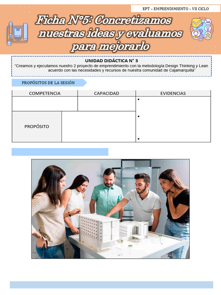 Ficha 05 Fase Prototipar y Evaluar Del D. Thinking | PDF | El ...