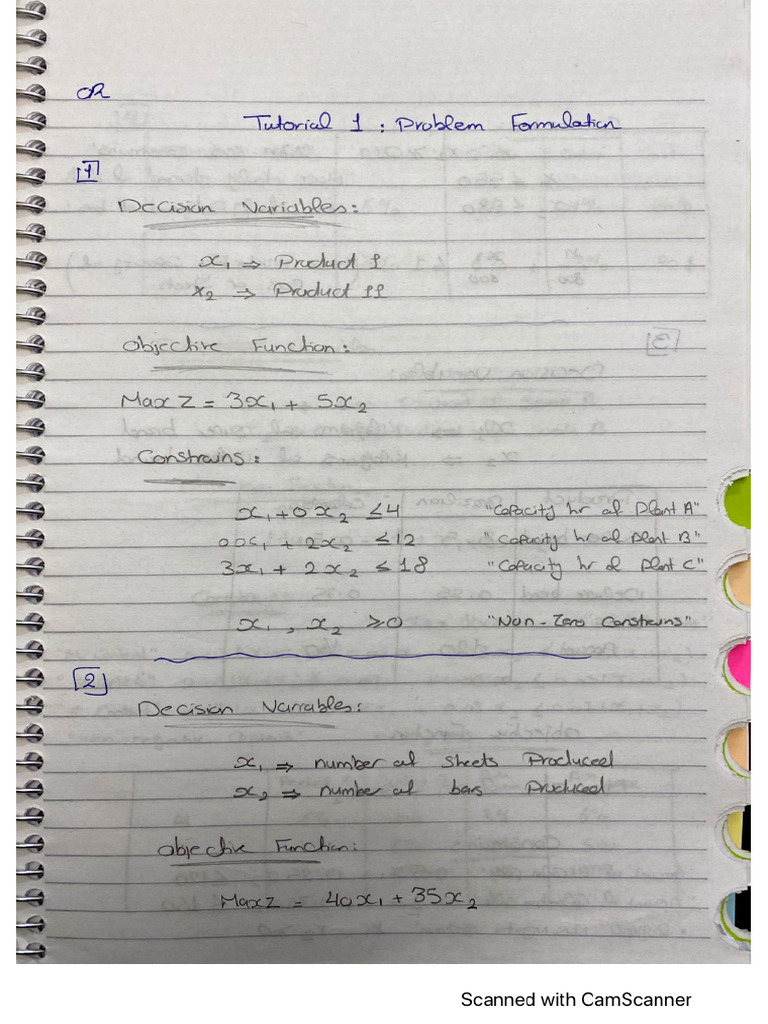 LP Formulation | PDF
