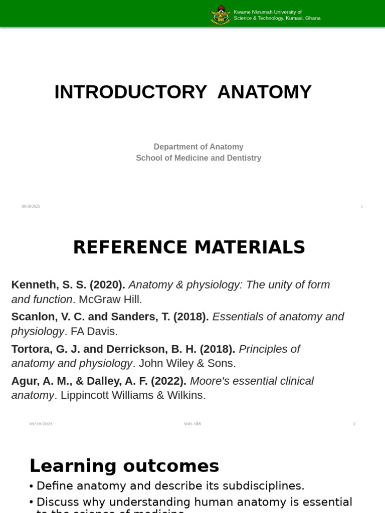 Anatomy Overview and Terminology Guide | PDF | Anatomical Terms Of ...