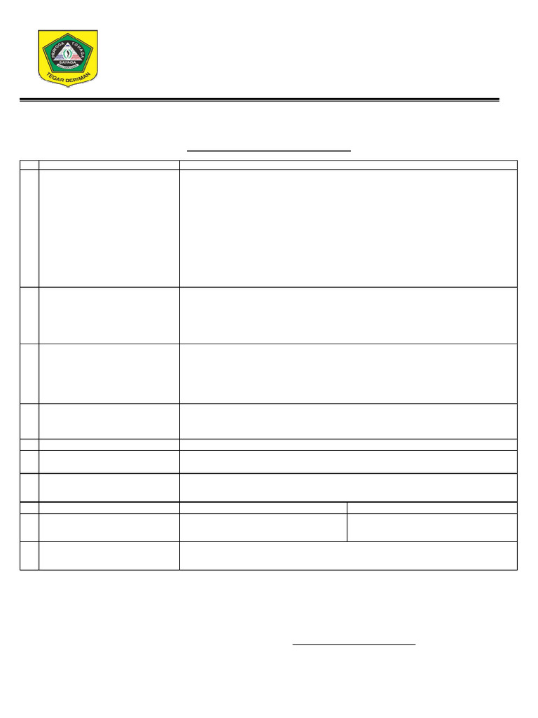 Visum PROV DIY Lembar 1 | PDF