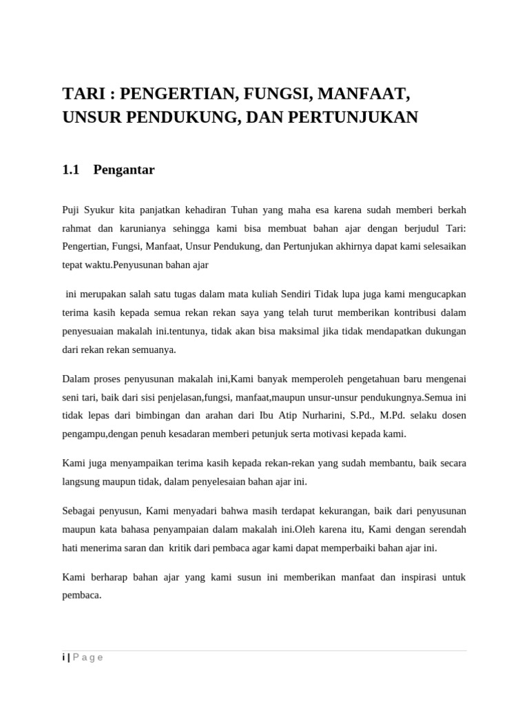 Bahan Ajar Lanang | PDF