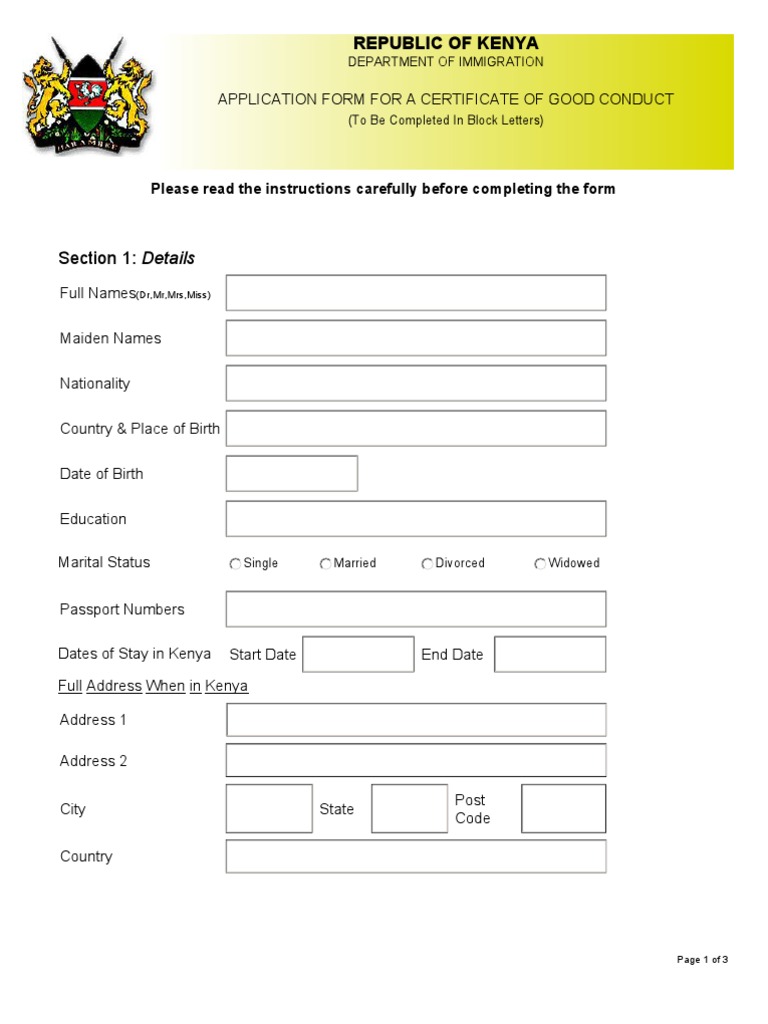 Conduct Certificate | Download Free PDF | Money Order | Cheque