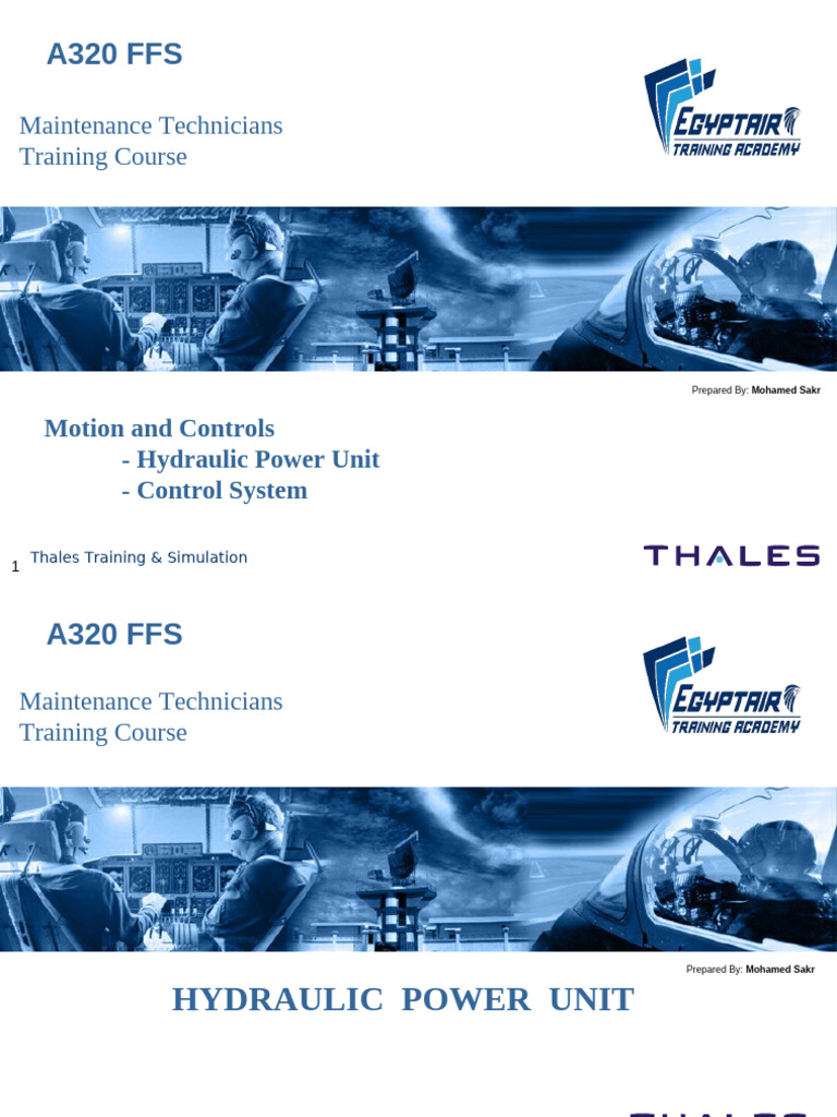 A320 FFS: Maintenance Technicians Training Course | PDF | Pump | Gas ...