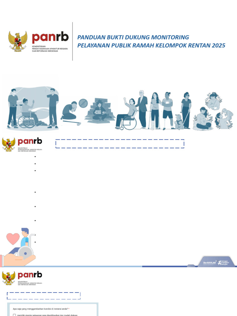 Panduan Bukti Dukung Yanlik Kelompok Rentan | PDF