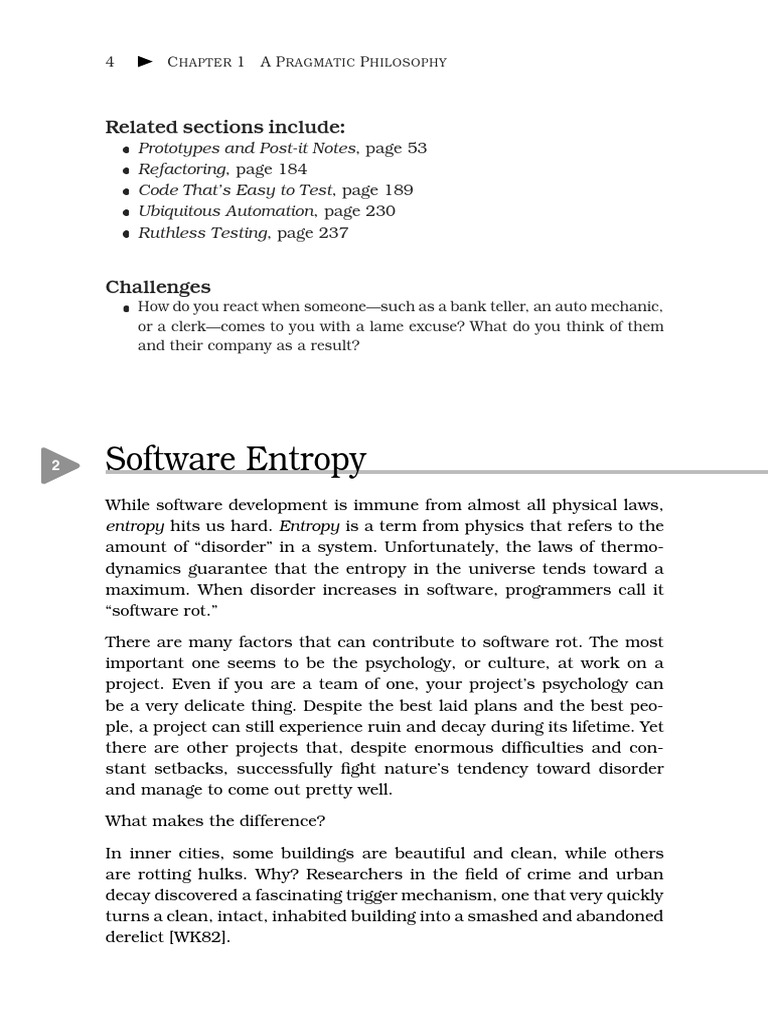 1-02 Software Entropy | PDF