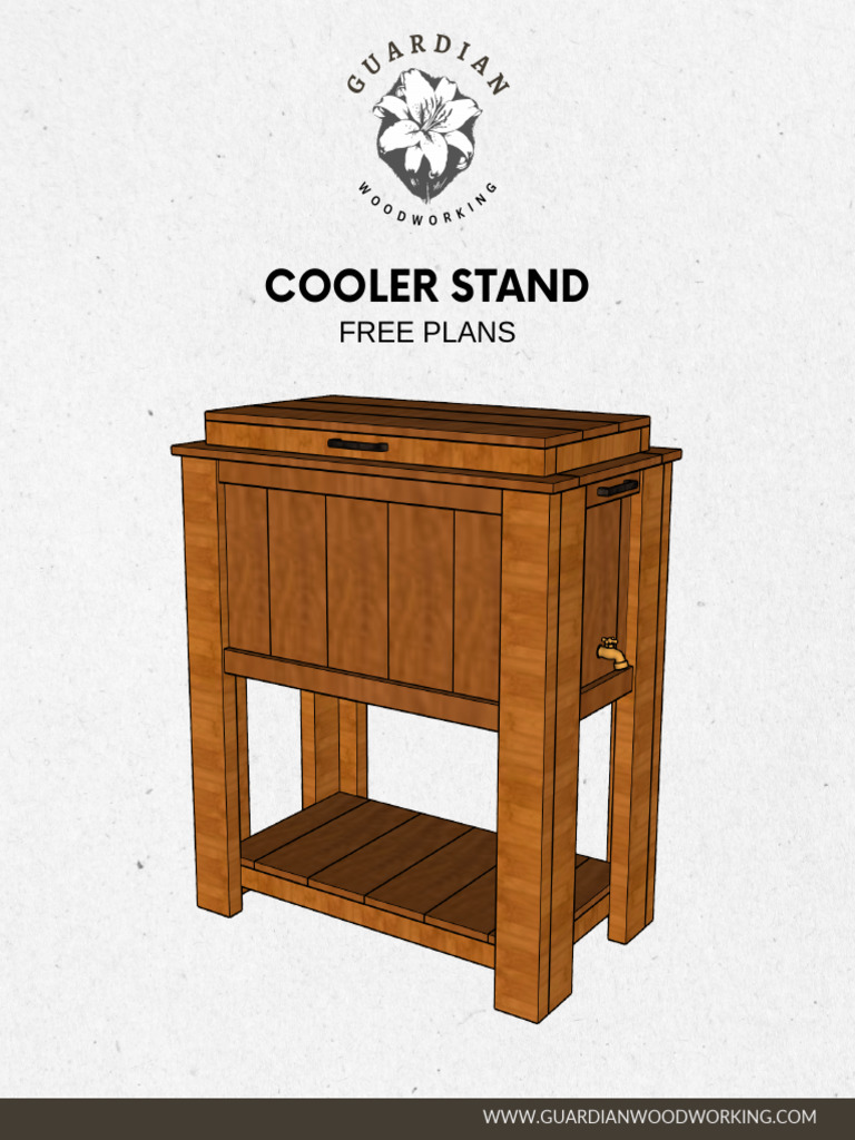 DIY Cooler Stand Plans PDF | PDF | Woodworking | Industrial Processes