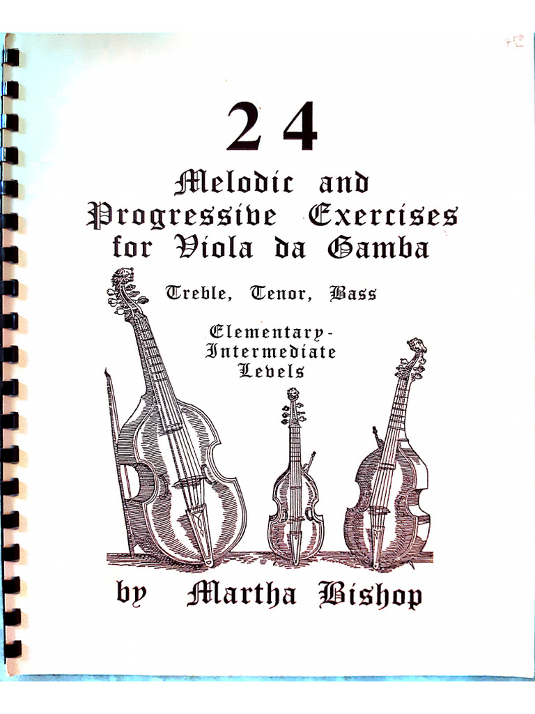 Cópia de 24 Melodic and Progressive Exercicies for Viola Da Gamba ...