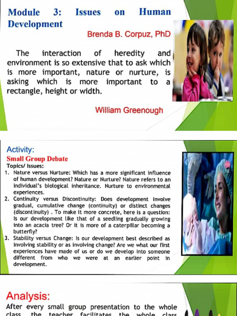 Nature vs. Nurture in Human Development | PDF | Nature Versus Nurture ...