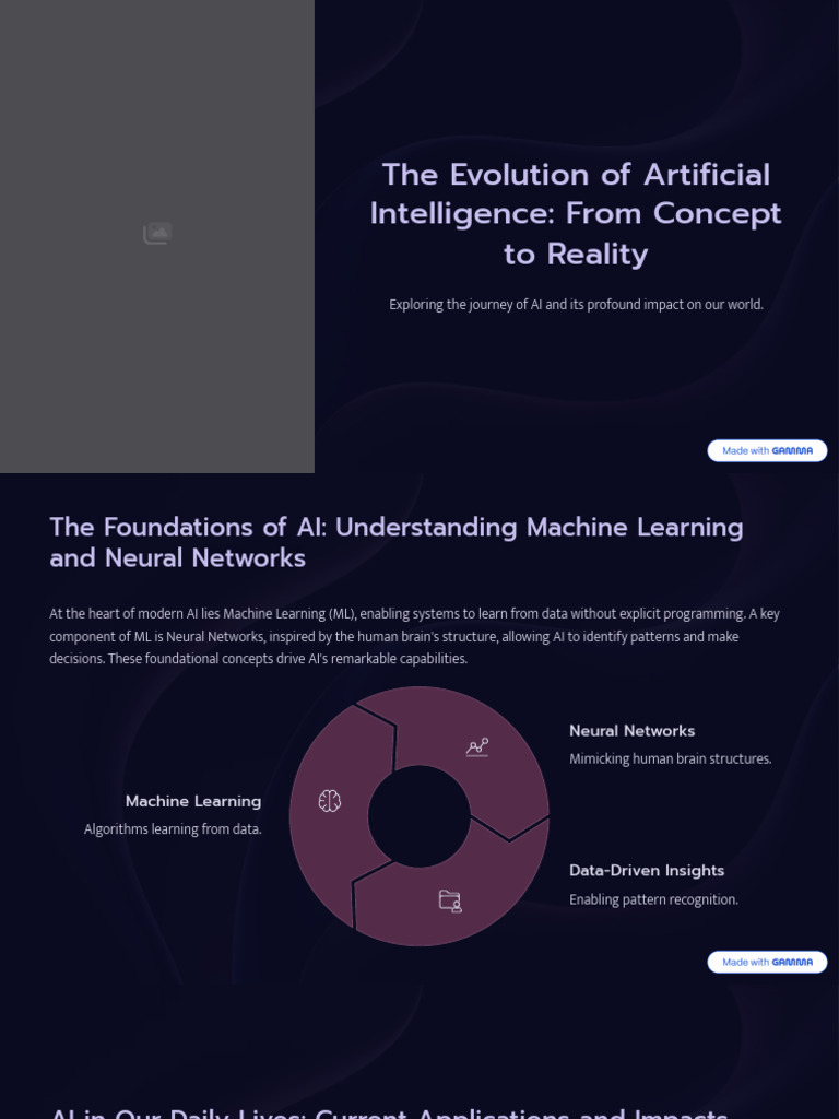 The Evolution of Artificial Intelligence From Concept To Reality | PDF ...