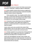 Brutus and Cassius: Conflict and Loss | PDF | Mark Antony | Julius Caesar