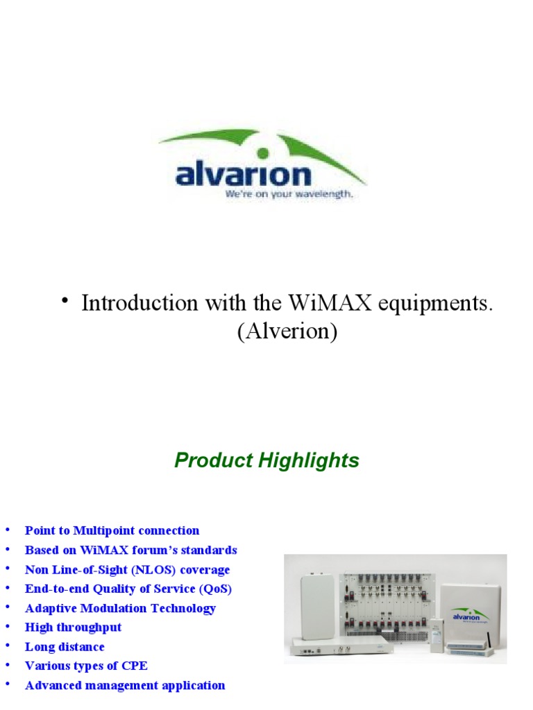 Alvarion WiMAX Base Station Overview | PDF | Cable Television | Antenna ...
