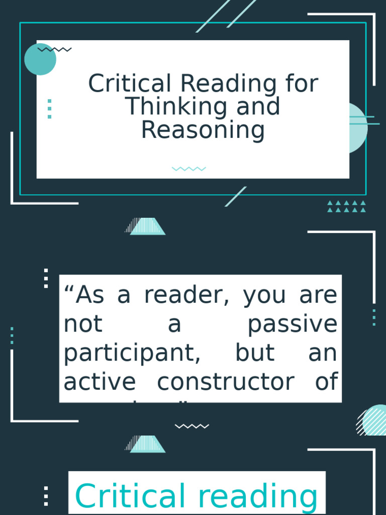 Mastering Critical Reading Skills | PDF | Intertextuality | Hypertext