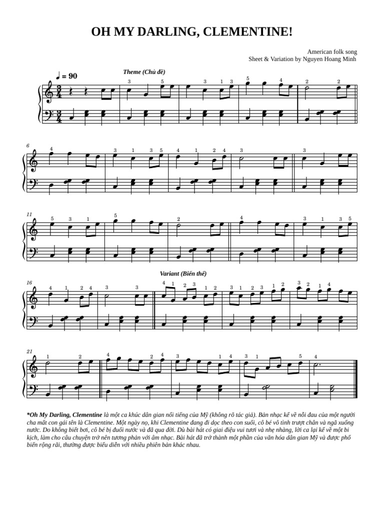 Oh My Darling Clementine GT NLCB Grade 1 | PDF
