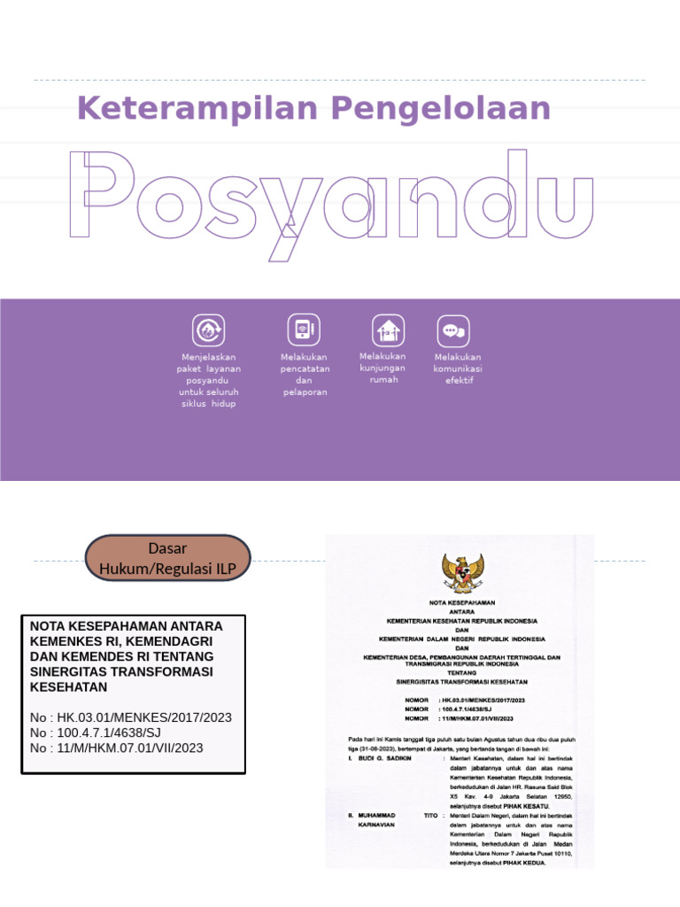 Materi Posyandu Ilp | PDF