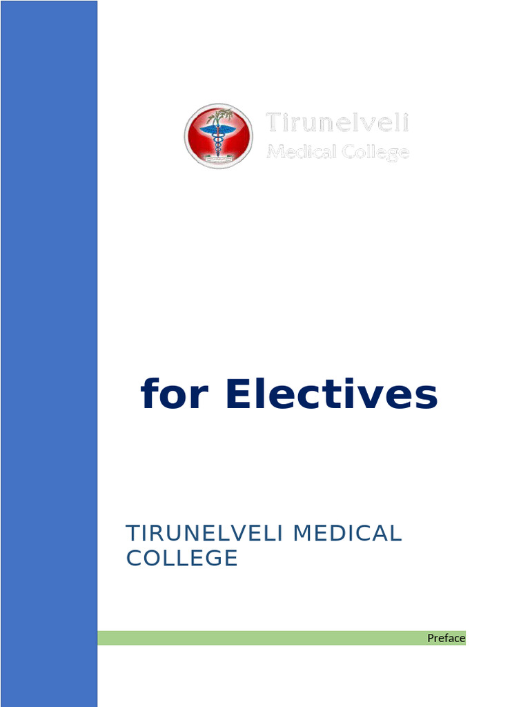 Electives Logbook Corrected | PDF | Medical Diagnosis | Medicine