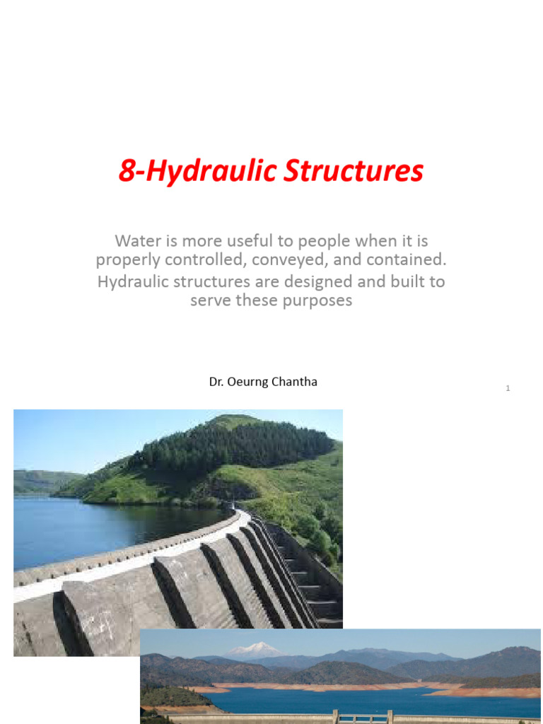 Overview of Hydraulic Structures | PDF | Spillway | Dam