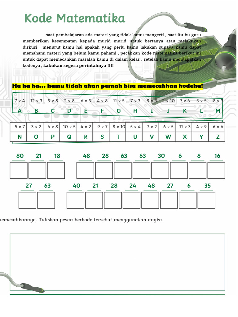 kode matematika 1 | PDF