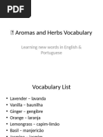 75 Words to Describe Smells | PDF | Odor | Perfume