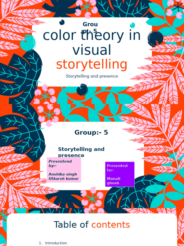 Color Theory in Visual Storytelling | PDF