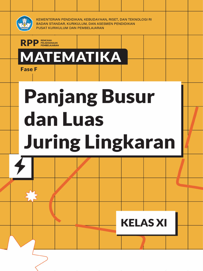 RPP Matematika - Panjang Busur Dan Luas Juring Lingkaran - Fase F - YKmVndMmpo | PDF